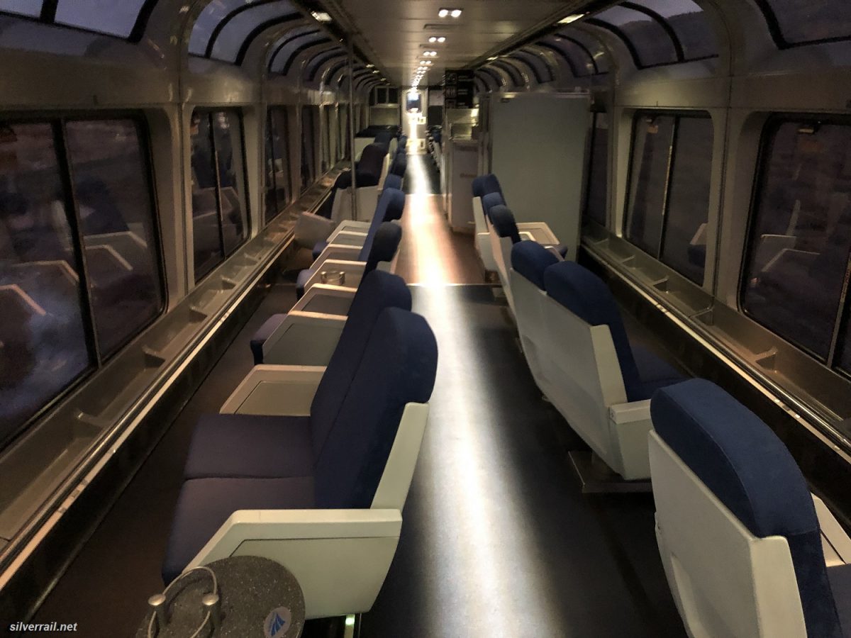 California Zephyr – Sightseer Lounge Car – Silver Rail